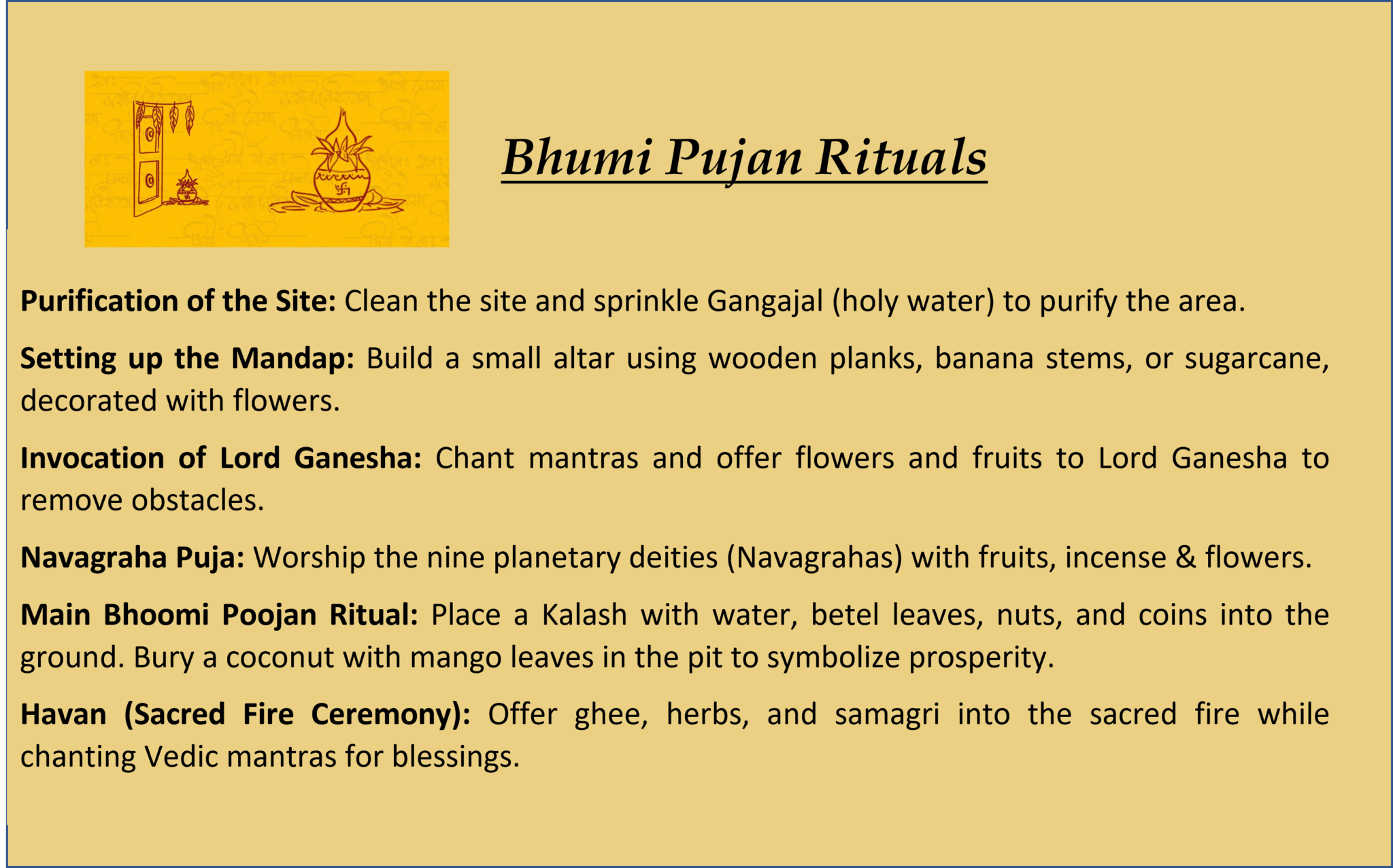 Bhoomi Poojan Vidhi for New House Construction - PropertyPistol